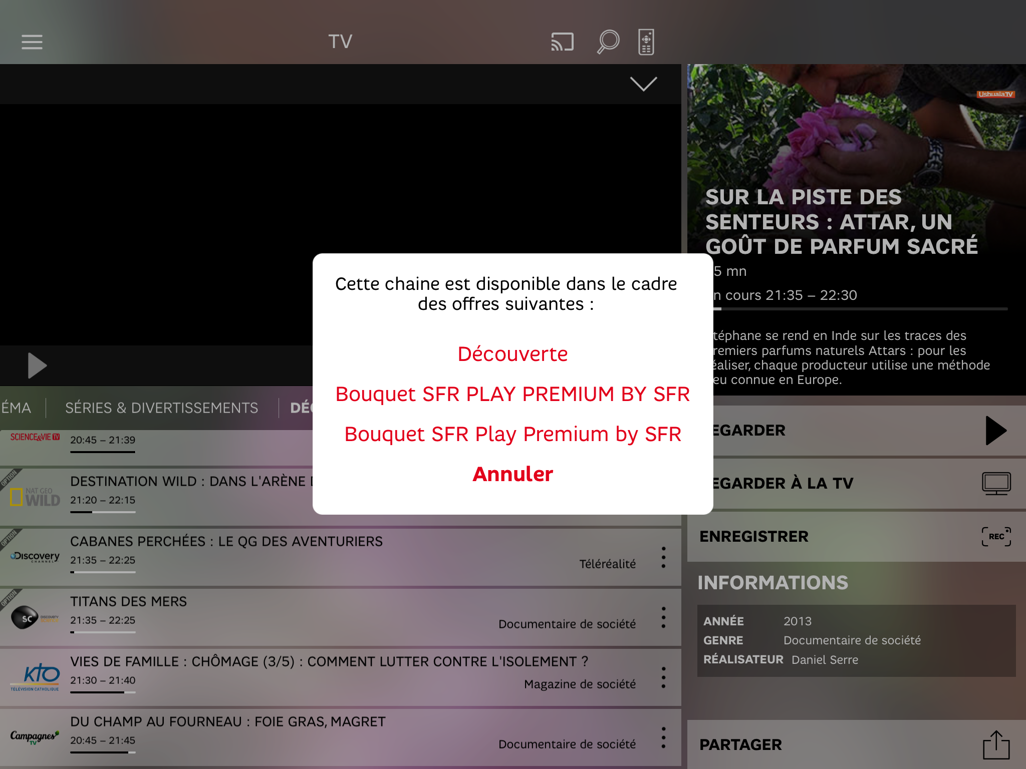 Chaînes Discovery indisponibles - Page 8 - La Communauté SFR
