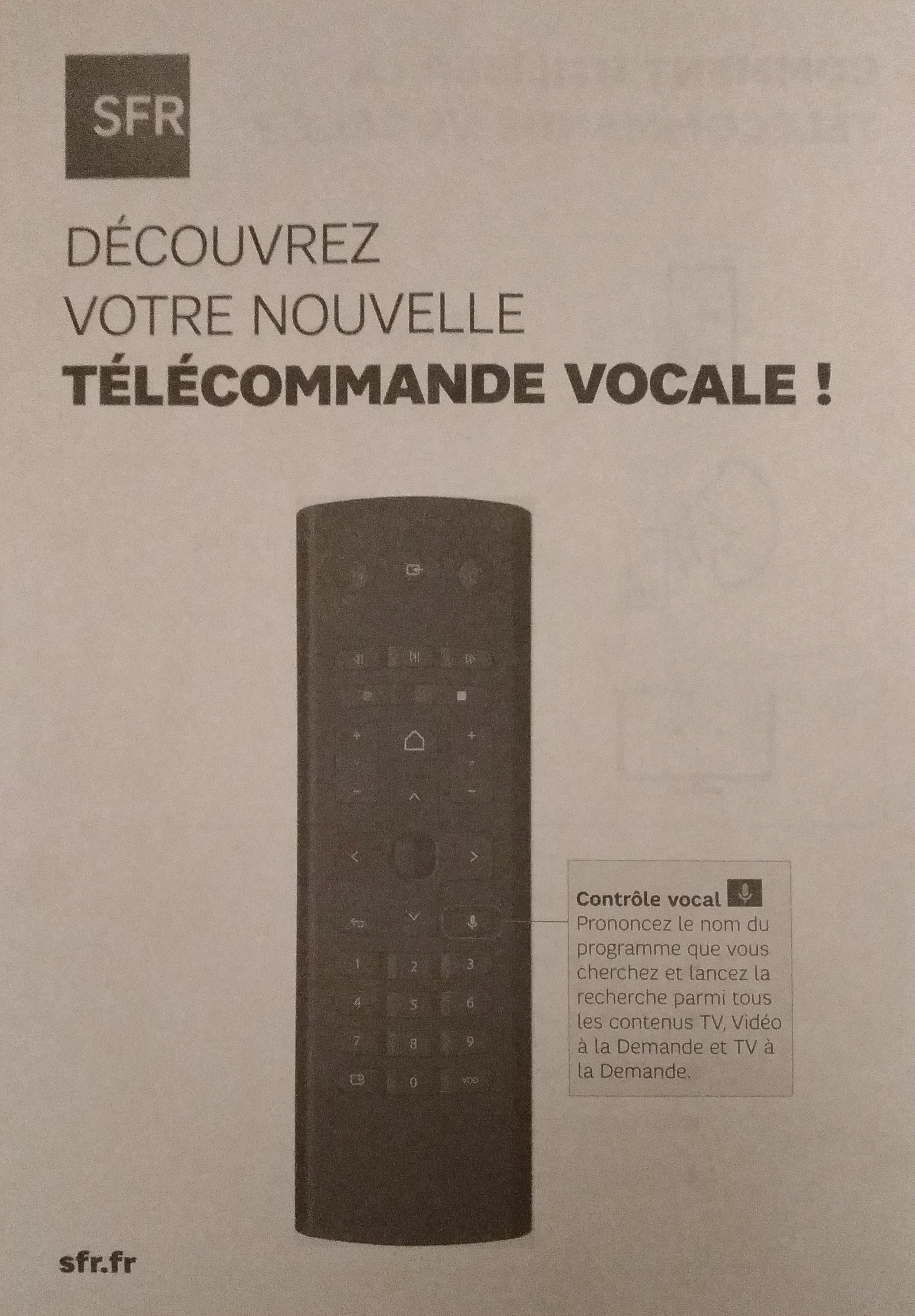 Résolu : TÉLÉCOMMANDE VOCALE ? - La Communauté SFR