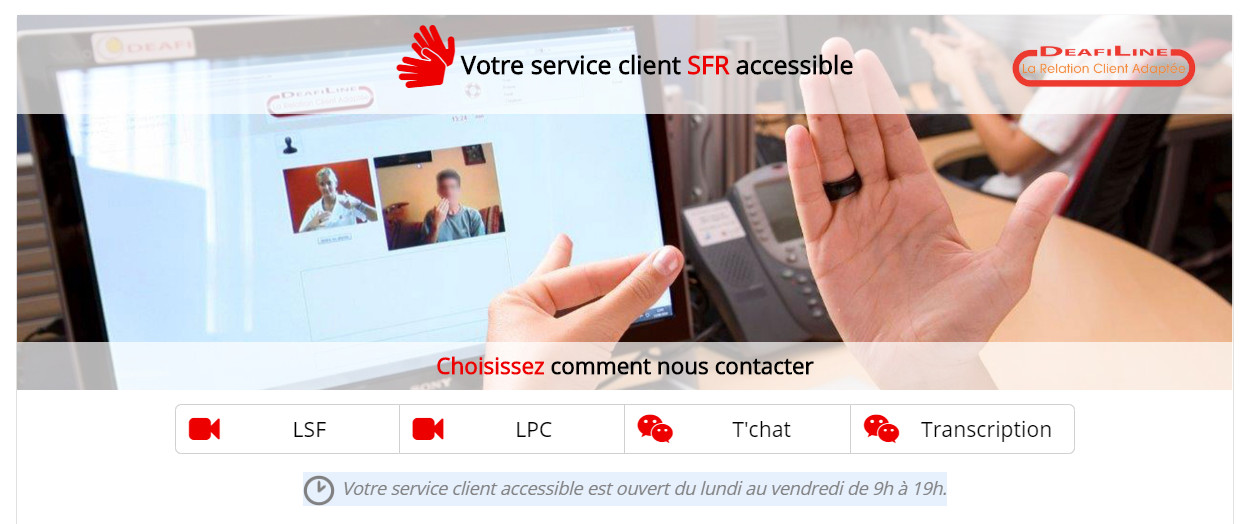 (Re)Découvrez le Service Client Accessible aux sou... - La Communauté SFR