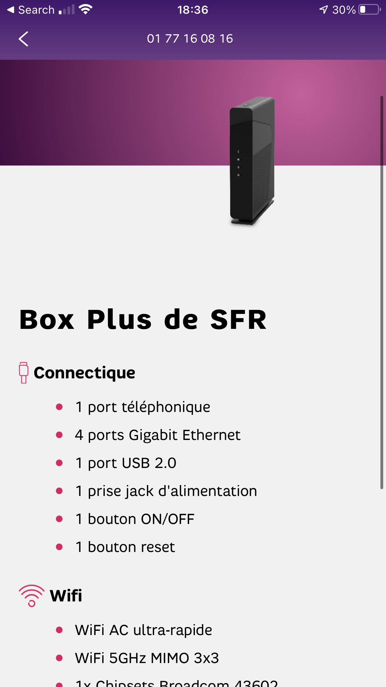 Résolu : Box Plus de SFR - Fibre FTTH-Débit ports lans brid... - La ...