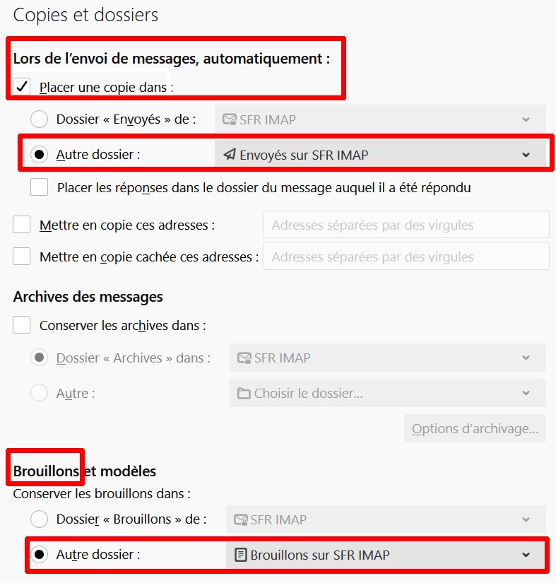 Résolu : PROTOCOLE IMAP au lieu de POP - La Communauté SFR