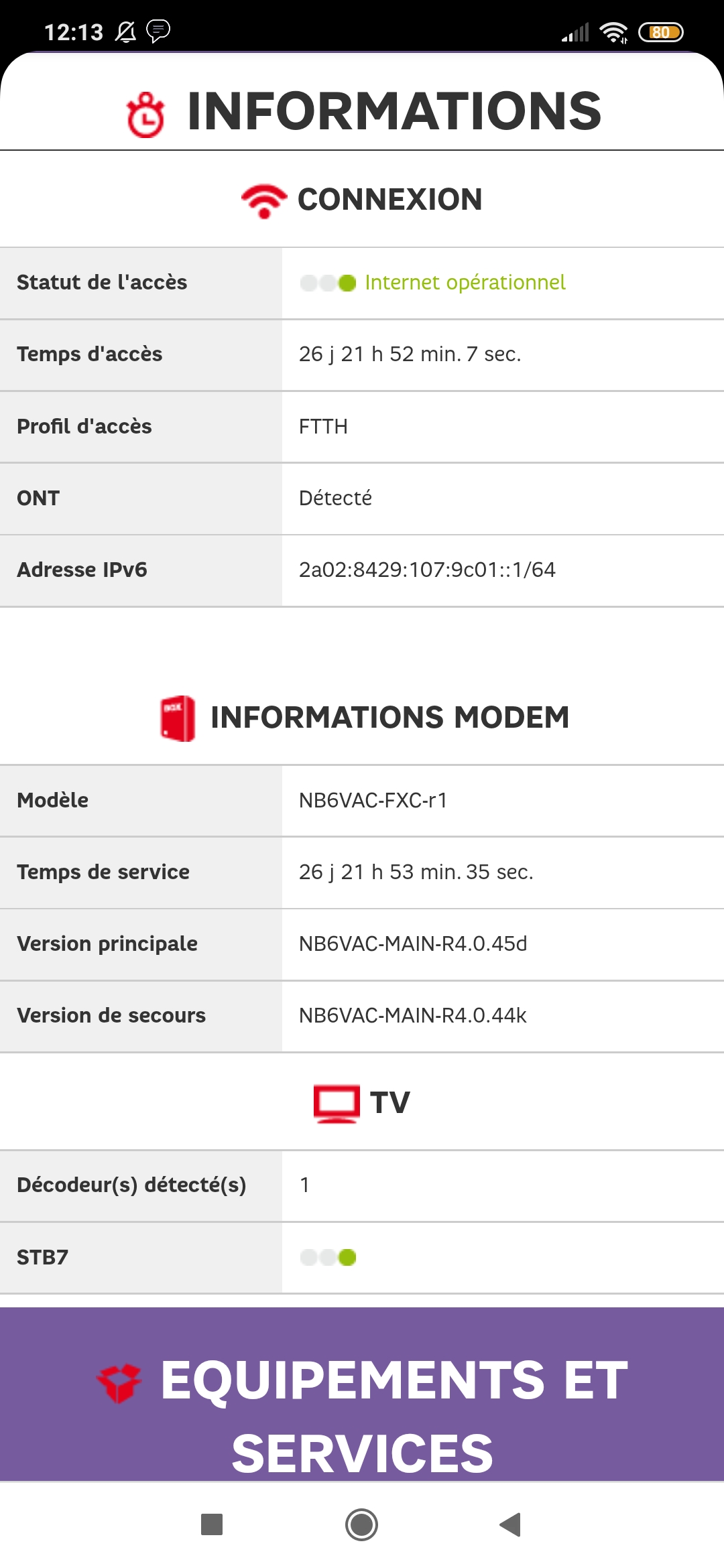 Résolu : Test connexion fibre - Page 2 - La Communauté SFR