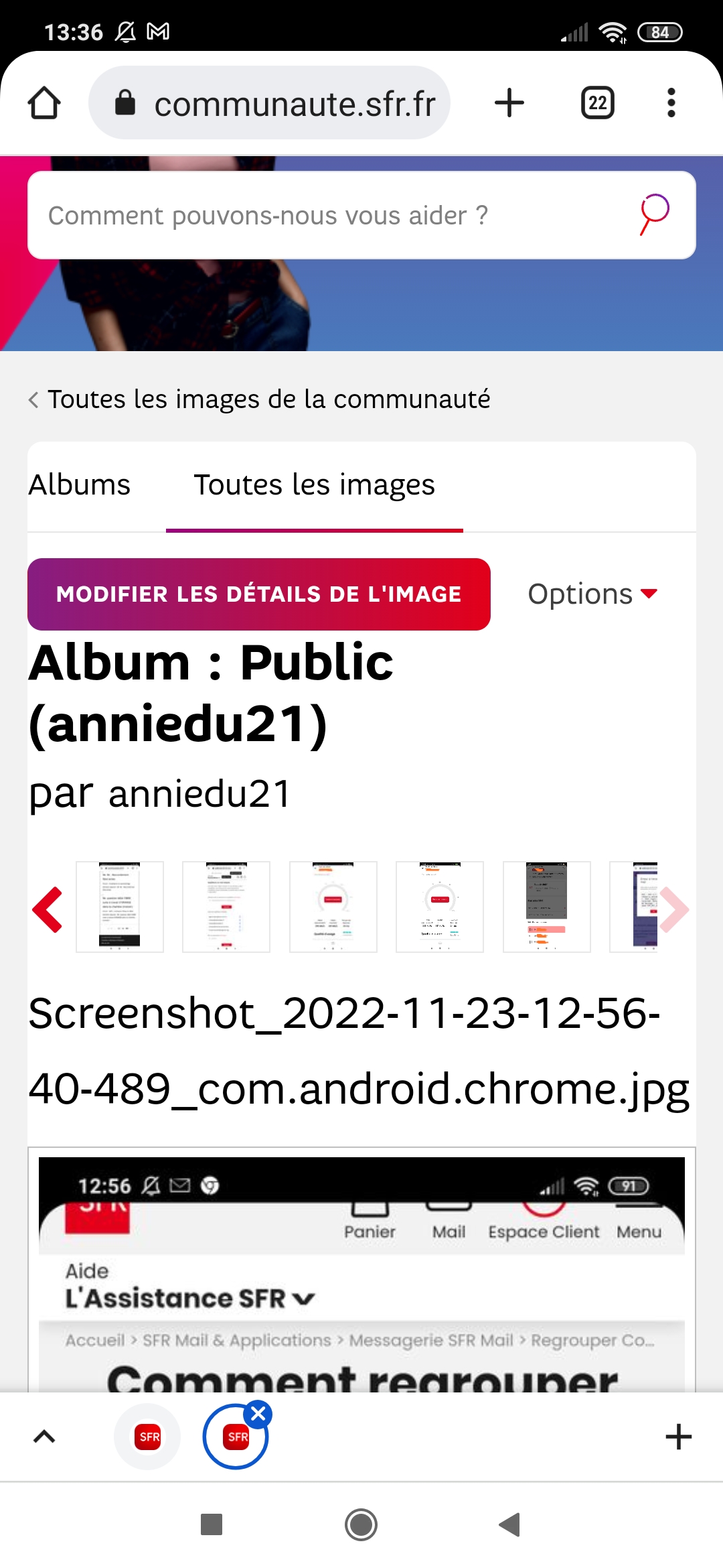 supprimer photos - La Communauté SFR