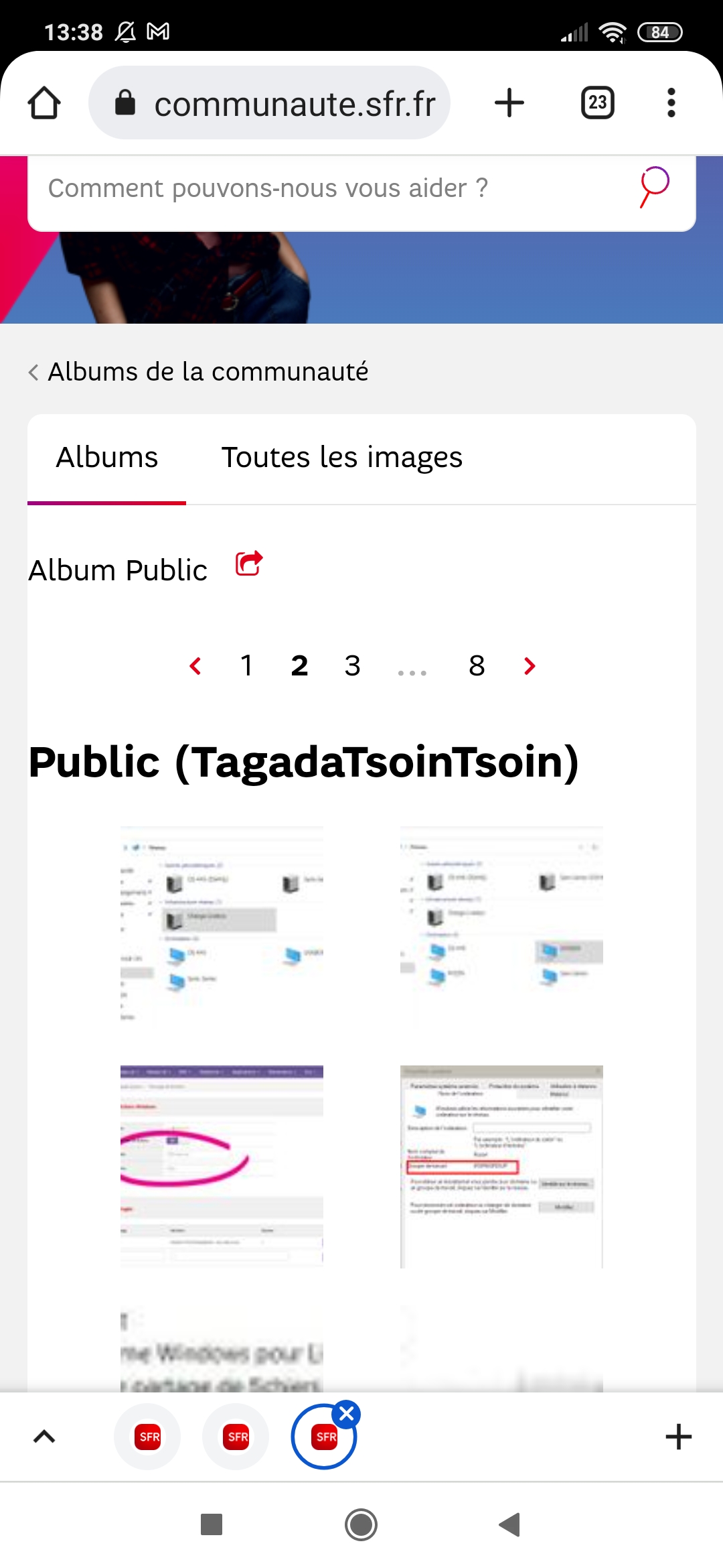 supprimer photos - La Communauté SFR