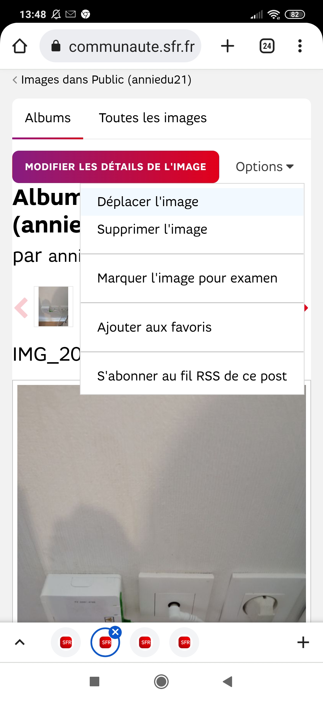 supprimer photos - La Communauté SFR