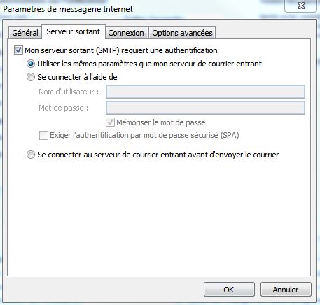 Serveurs messagerie POP/SMTP Orange bloqués via Bo... - La Communauté SFR