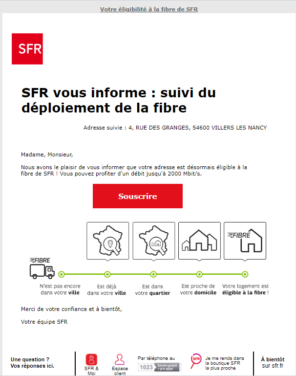 Résolu : Passage au FTTH SFR trop lent pour les zones FTTLA... - La ...