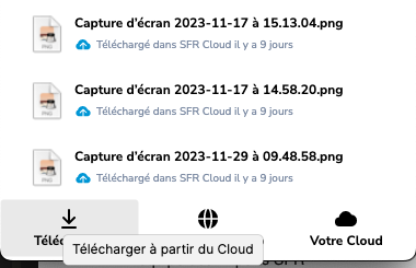 Résolu : Téléchargement de dossiers depuis SFR Cloud - La Communauté SFR