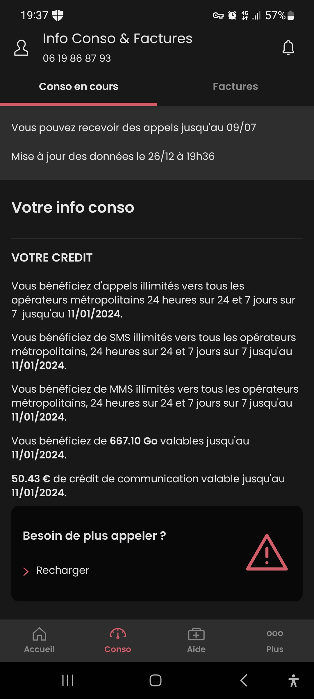 Résolu : Si je change mon forfait mobile je perds mes Go ? - La ...