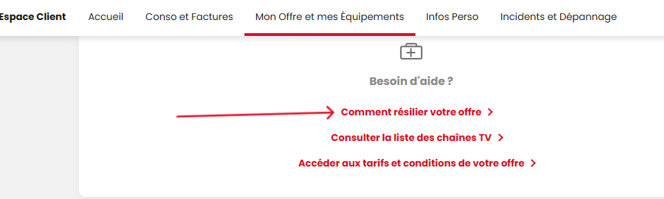 Résilier depuis Espace Client SFR - La Communauté SFR