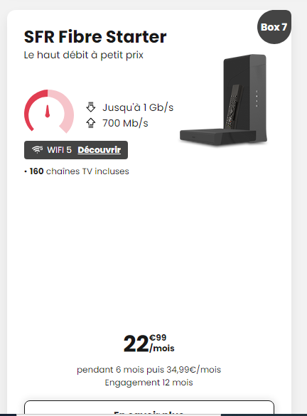 Résolu : offre sfr fibre starter box 7 - Page 3 - La Communauté SFR