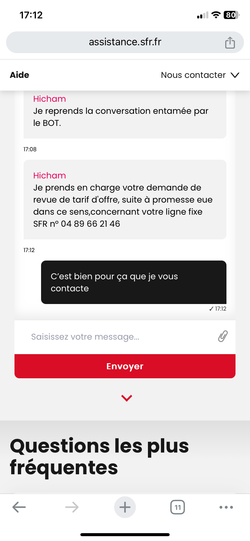 Résolu : Problème service client - La Communauté SFR