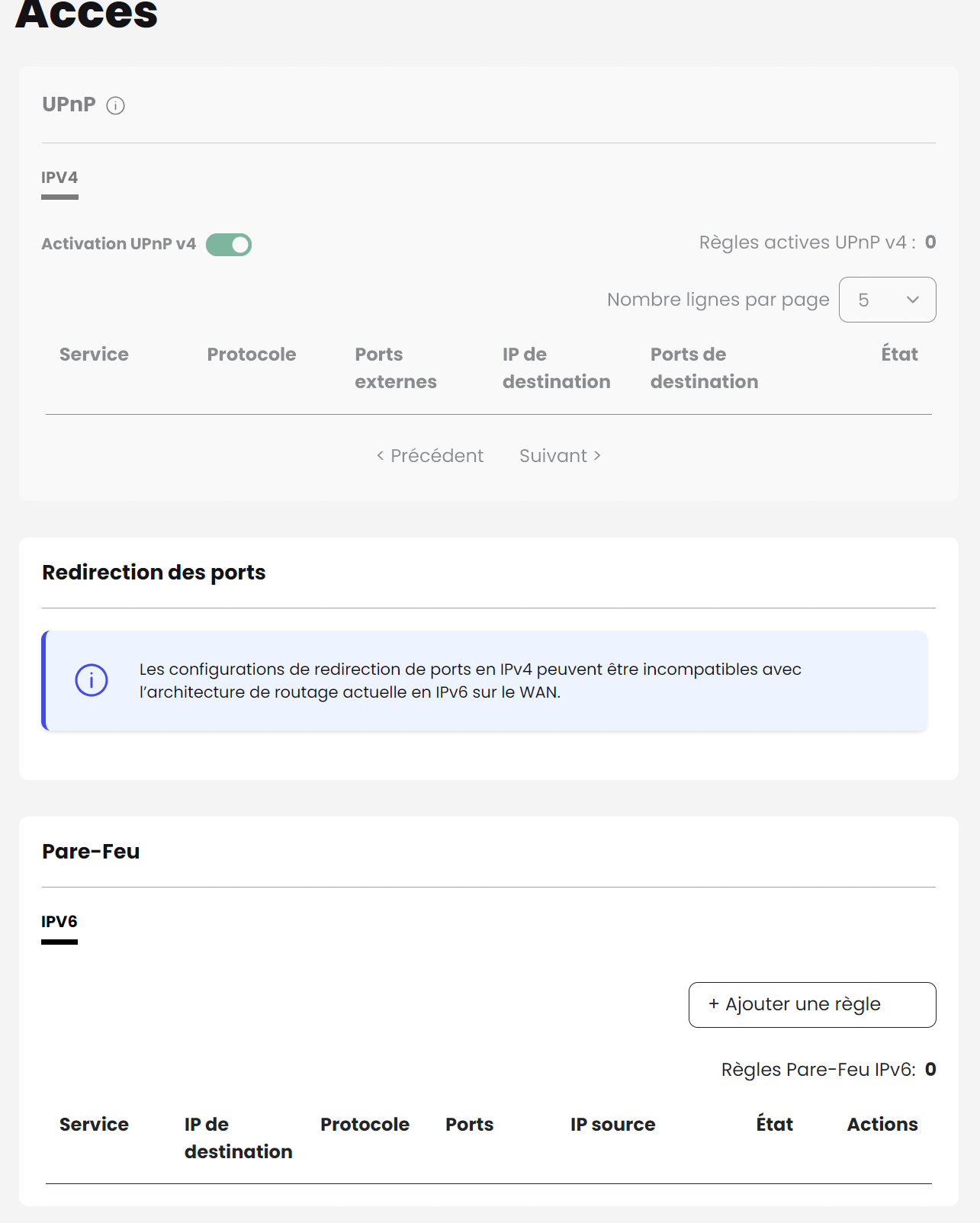 Résolu : Activation d'une règle de redirection de port sur ... - La ...