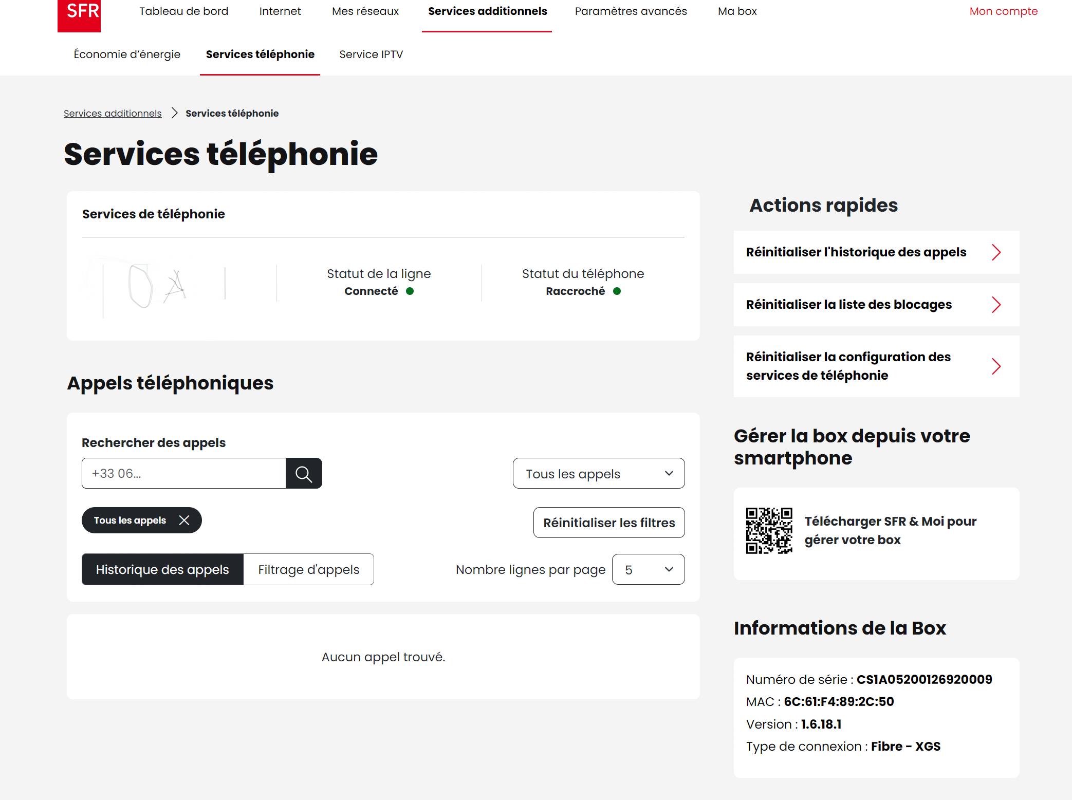 Sfr Ligne Fixe